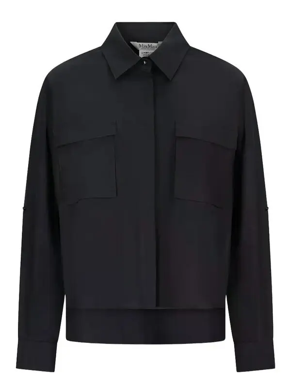 Max Mara Flap-pocket Shirt - Black