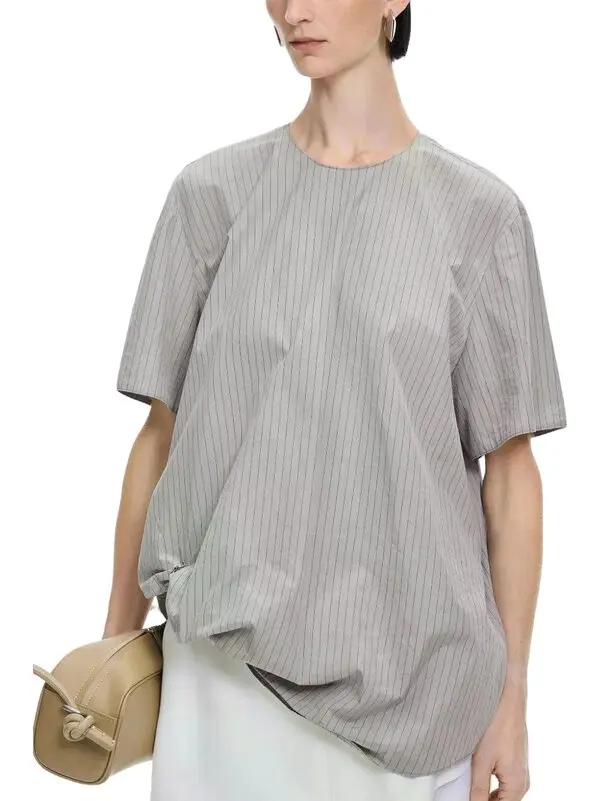 JNBY Pinstripe Blouse - Grey