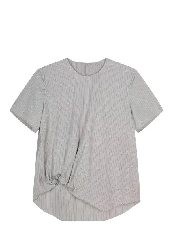 JNBY Pinstripe Blouse - Grey