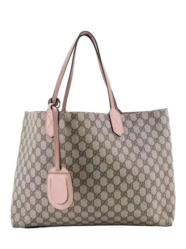 Gucci Reversible Gg Coated Canvas Medium Tote Bag - Pink