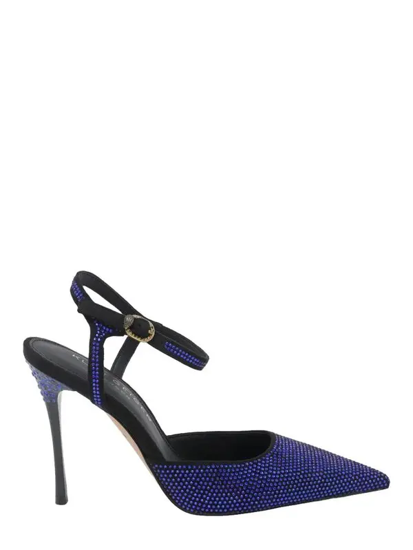 Kurt Geiger Eagle Point Strass-embellished Pumps - Blue