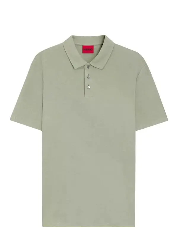 Hugo Buttoned Polo Shirt - Green