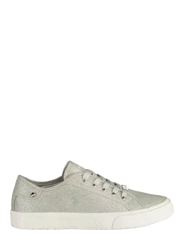 U.s. Polo Assn. Glitter-effect Low-top Sneakers - Silver