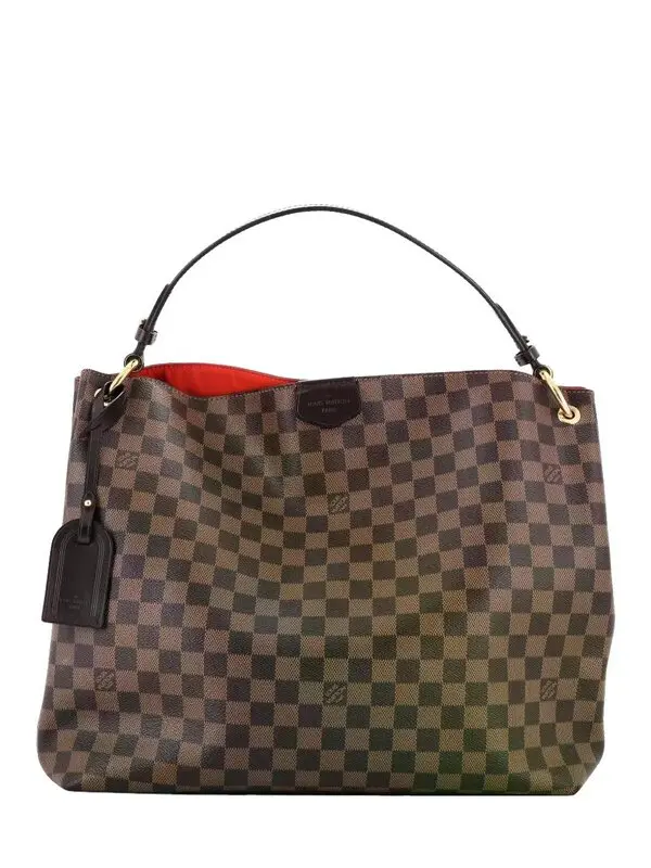 LOUIS VUITTON Graceful Damier Mm Hobo Bag - Brown