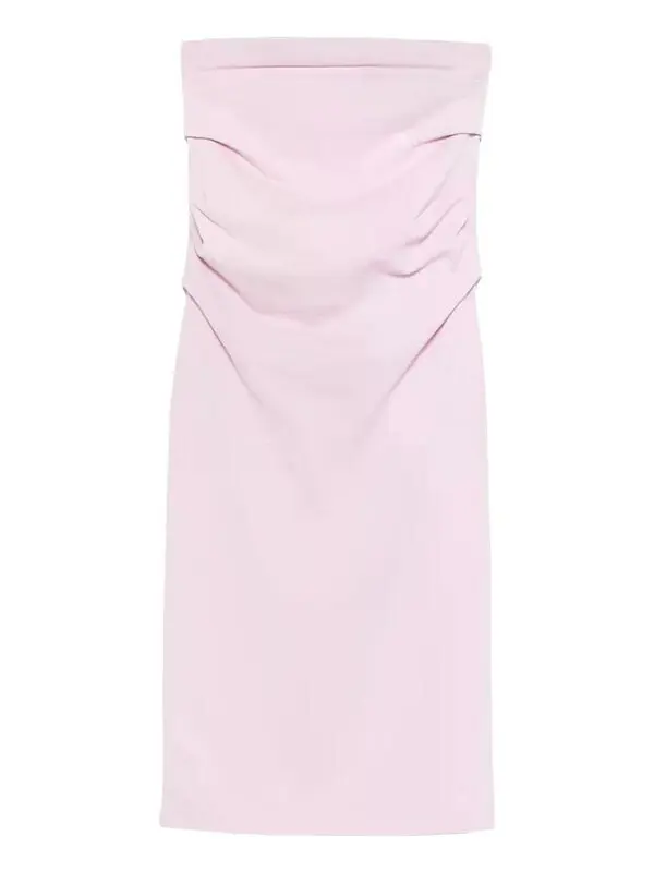 ARMARIUM Pernilla Ruched-detail Midi Skirt - Pink