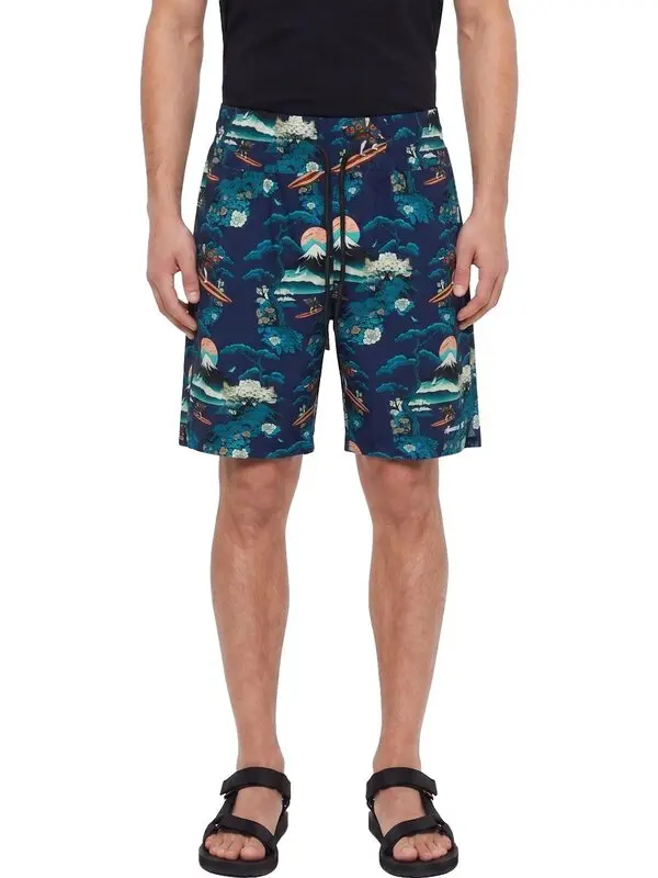 MAUNA KEA Printed Shorts - Blue