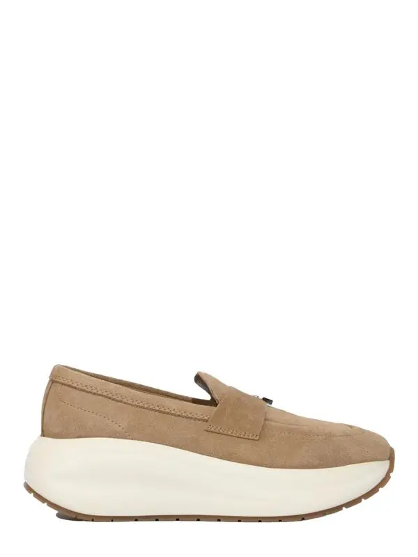 Hogan Platform Loafer - Beige