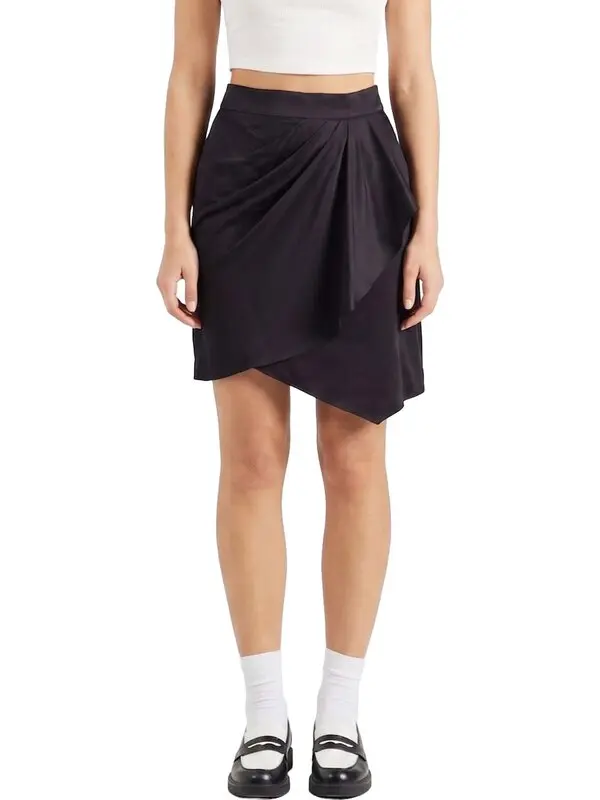 IRO PARIS Ruched Asymmetrical Skirt - Black