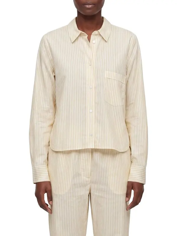 HERSKIND Striped Shirt - Yellow