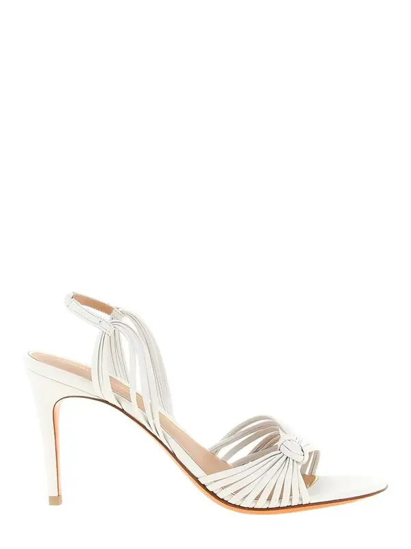 Santoni Heeled Sandal - White
