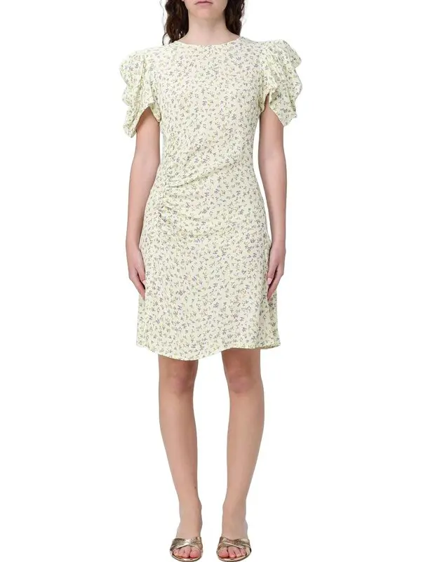 MAR DE MARGARITAS Polka Dot Print Dress - Yellow
