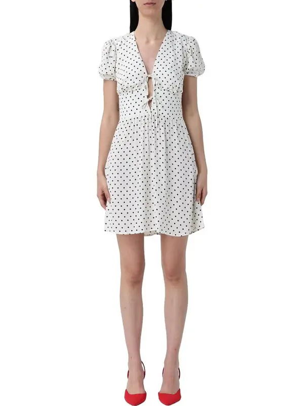 MAR DE MARGARITAS Strawberry Print Dress - Natural