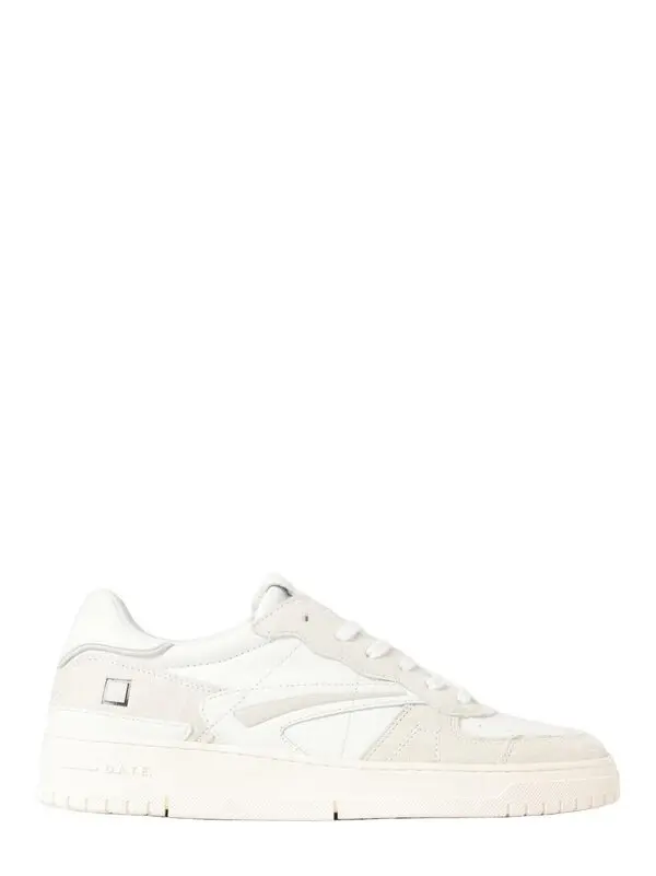 D.a.t.e. Leather And Suede Sneakers - White 1