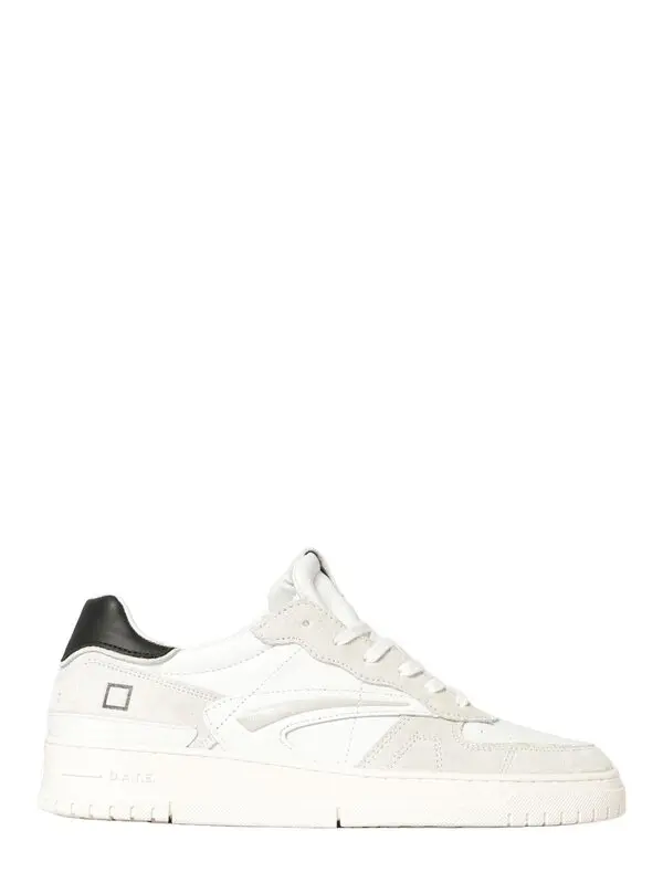 D.a.t.e. Leather And Suede Sneakers - White