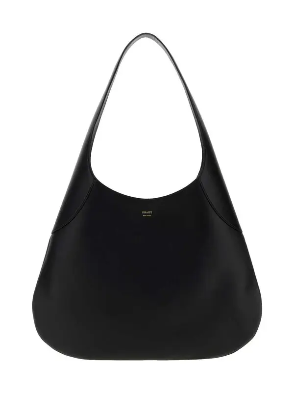 Khaite Leather Shoulder Bag - Black