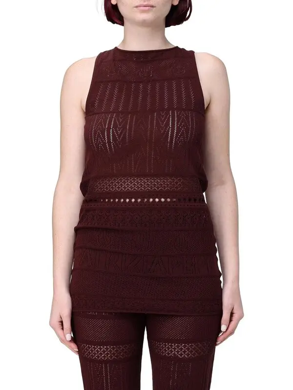 Patrizia Pepe Knit Top - Brown
