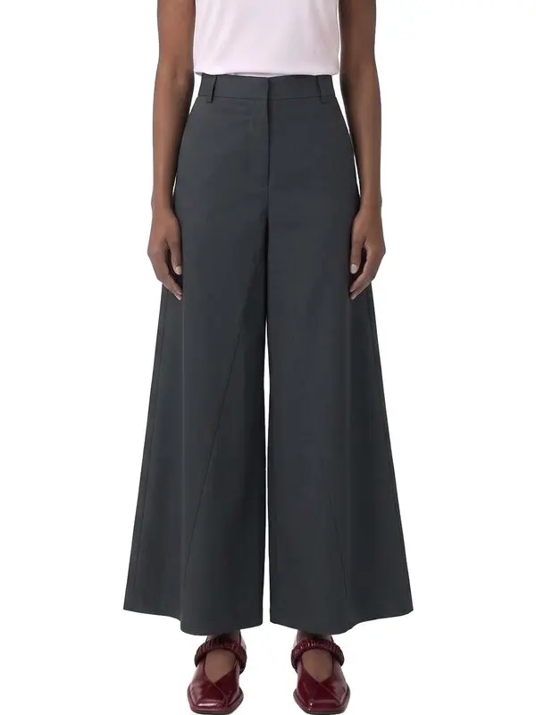Federica Tosi Wide Leg Tailored Trousers - Black