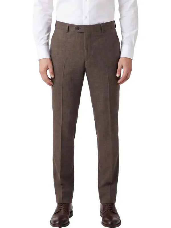 Hugo Tailored Trousers - Brown