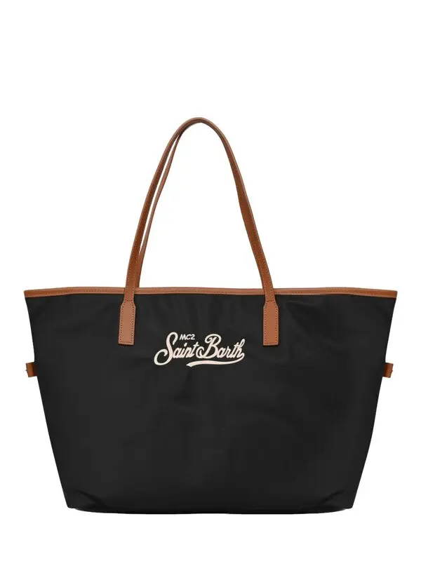 MC2 SAINT BARTH Logo Tote Bag - Black