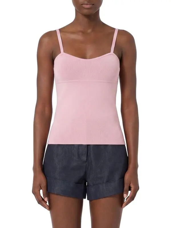 Max Mara Ribbed Camisole - Pink
