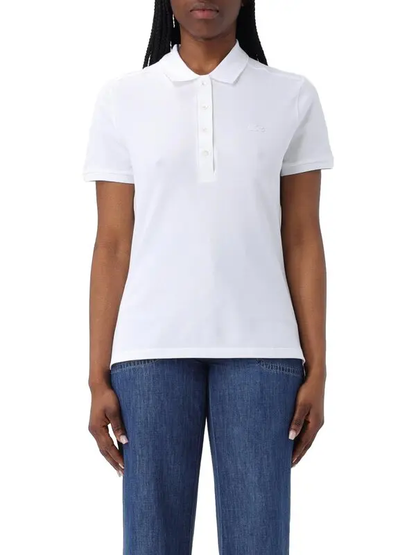 Lacoste Short Sleeve Polo Shirt - White