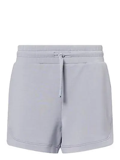 Varley Coulter High-rise Stretch-jersey Shorts - Wind Blue