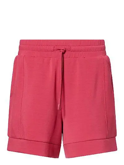 Varley Atrium High-rise Woven Shorts - Rich Raspberry