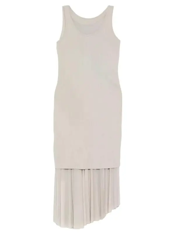 JNBY Asymmetric-hem Dress - Neutrals