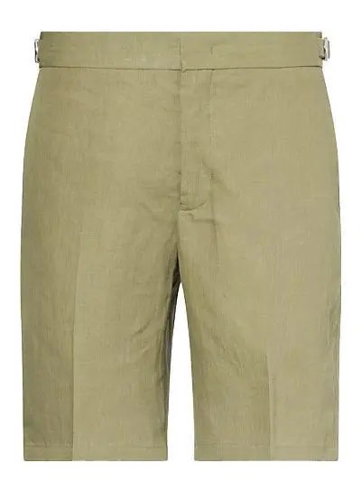 Orlebar Brown Norwich Slip-pocket Linen Shorts - Herbal Green