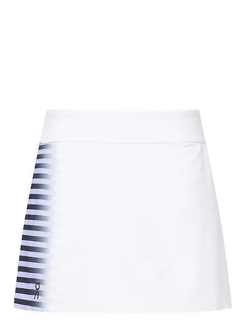 On Woven Split-edge Skort - Purple