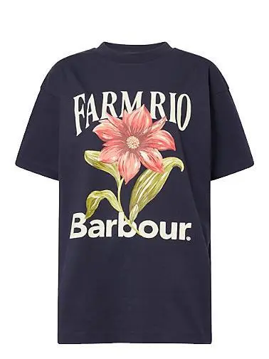 Barbour Cotton T-shirt - Navy