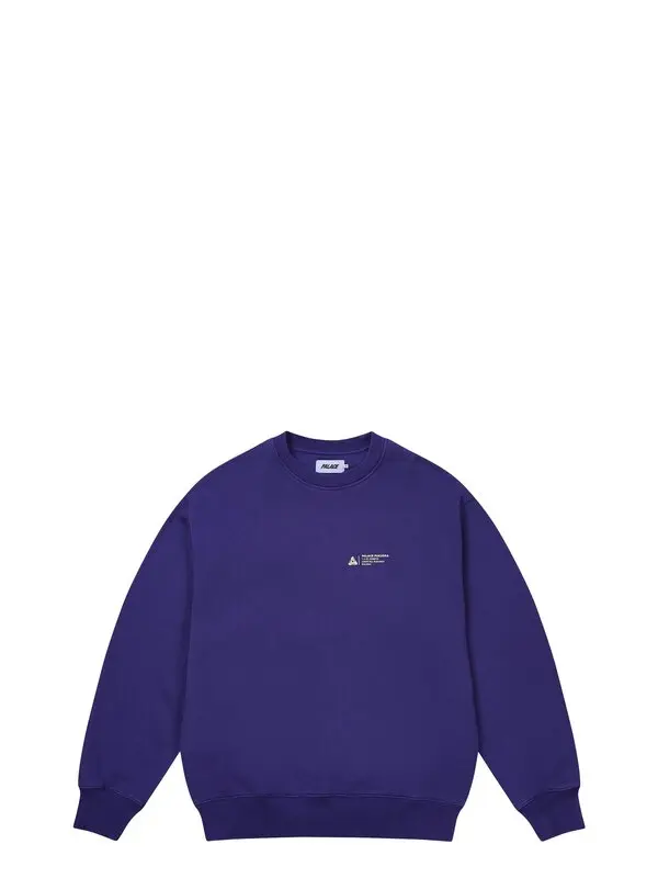 PALACE Crewneck Sweatshirt - Purple