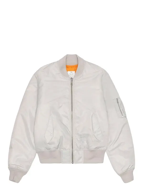 StÜssy Built Bomber Reversible Jacket - Grey