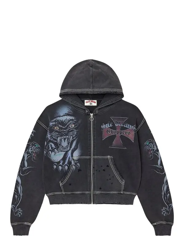 VALE FOREVER Zip Up - Black