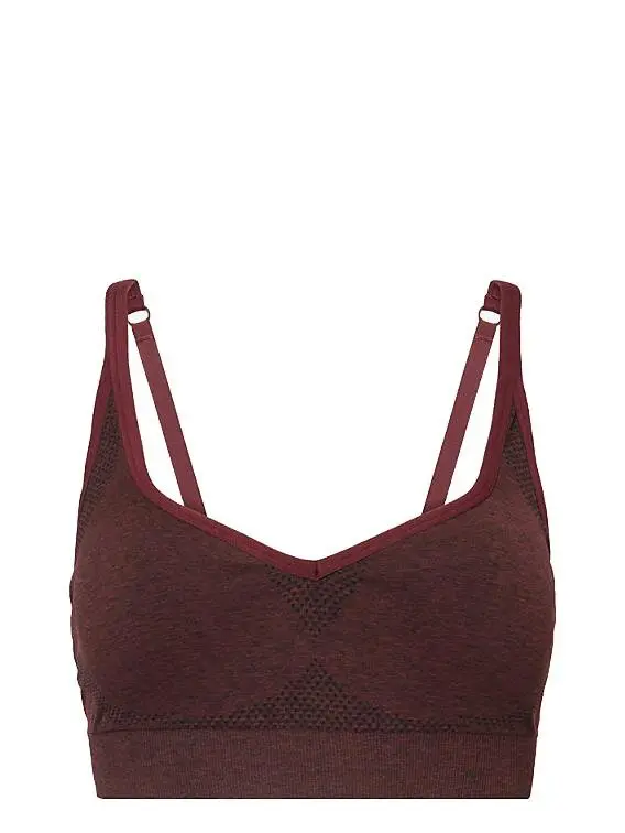 GYMSHARK Vital Sports Bra - Gs Rich Maroon/ Marl