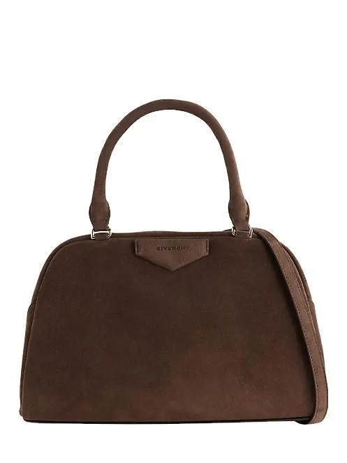 Givenchy Antigona East-west Leather Shoulder Bag - Ebony Brown
