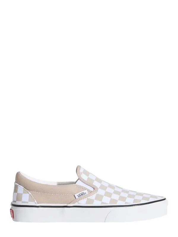 VANS Ua Classic Slip-on Sneakers - Checkerboard/mushroom