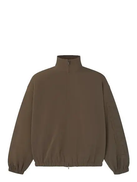 Fear Of God Essentials Active Trace Full Zip Track Jacket - Brown