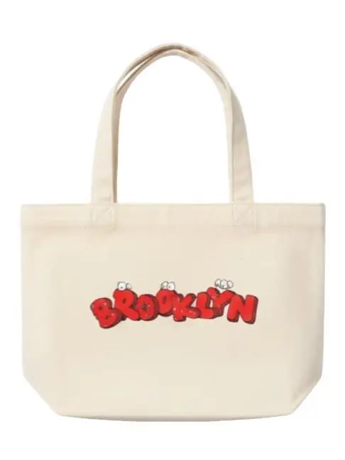Uniqlo X Kaws Brooklyn Small Tote Bag - Natural
