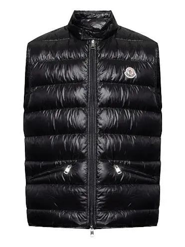 Moncler Gui Slim-fit Vest - Black