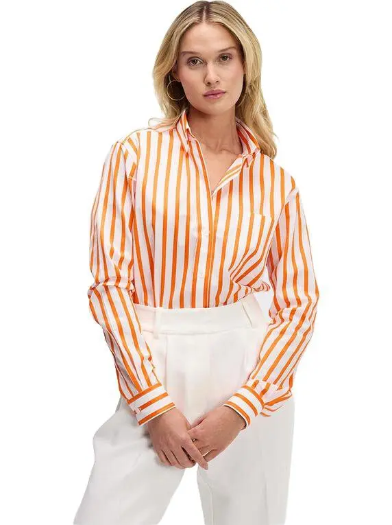 SARAH ALEXANDRA Weekend Shirt Tangerine Dream - Stripe