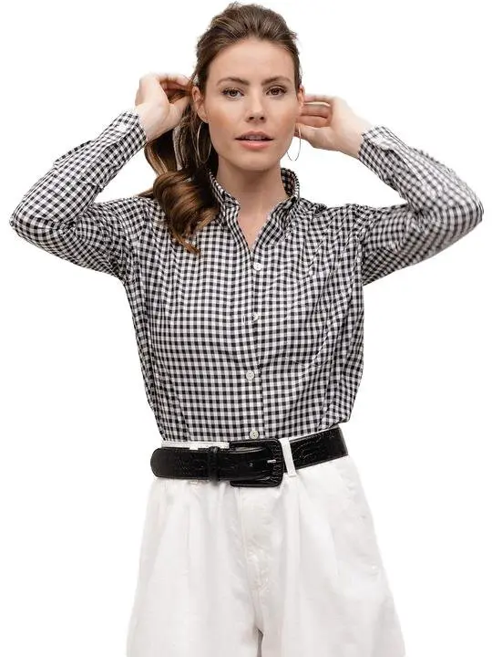SARAH ALEXANDRA Check Mate Weekend Shirt - Red