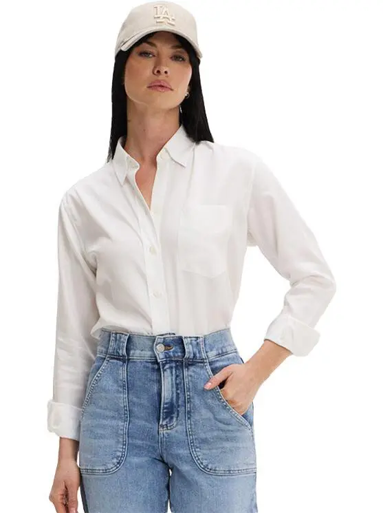 SARAH ALEXANDRA Lyocel Weekend Shirt - White
