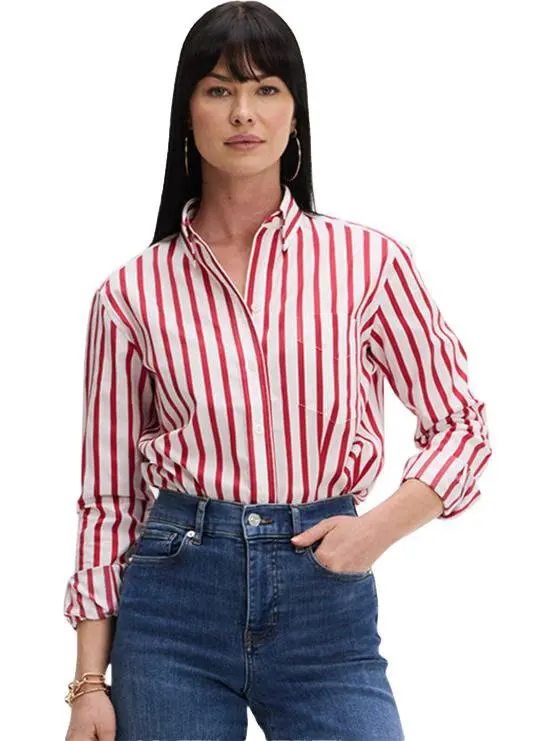 SARAH ALEXANDRA Weekend Shirt: Big Apple - Red