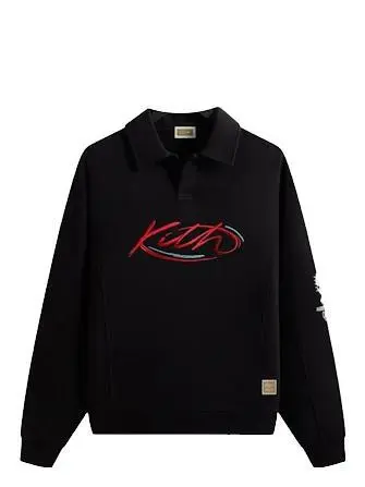 Kith Olympics Heritage Albertville Vintage Nelson Rugby - Black