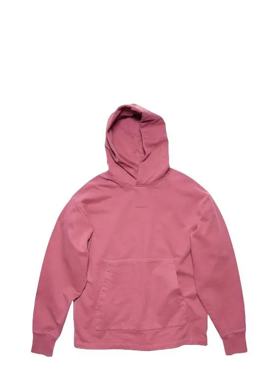 Acne Studios Logo Hooded Sweatshirt - Old Pink