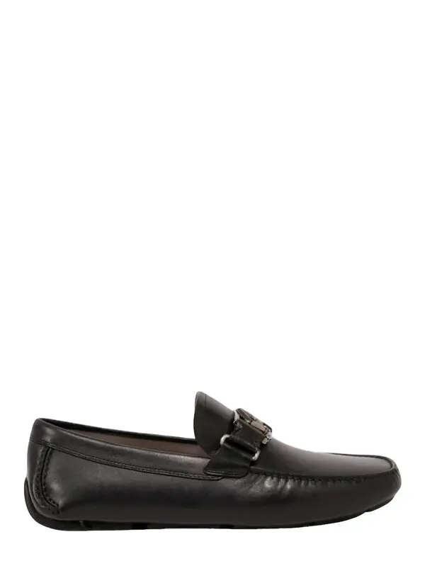 FERRAGAMO Peter Driving Loafers - Black
