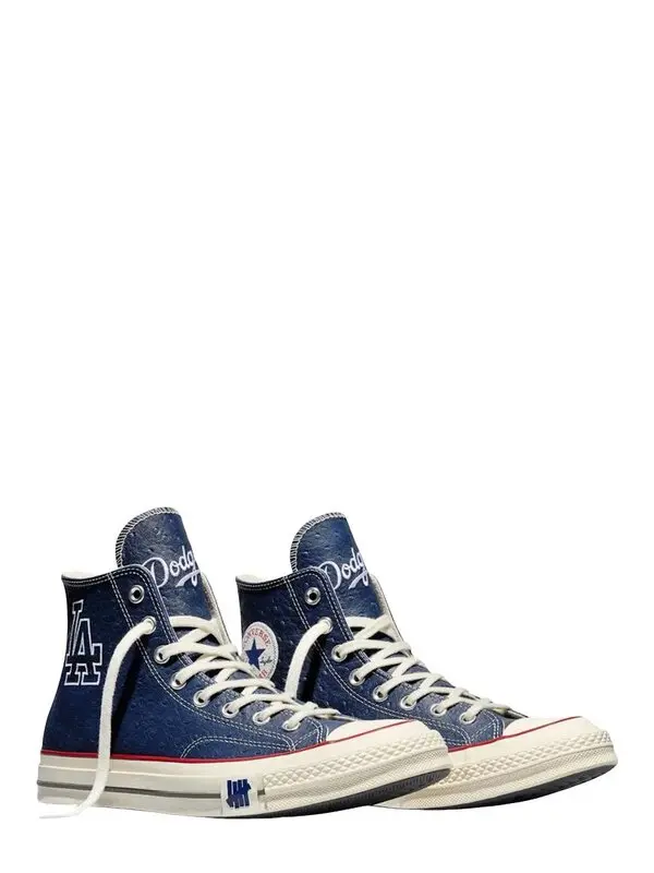 CONVERSE Chuck Taylor All Star Hi Undefeated X Los Angeles Dodgers Ostrich - Blue/cream/red