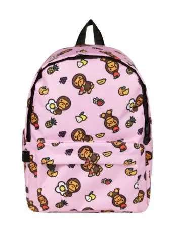 A BATHING APE Baby Milo Medium Backpack - Pink