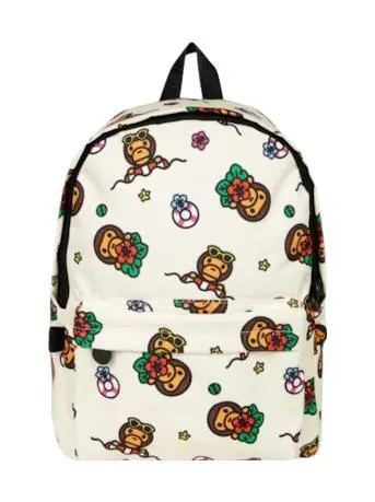 A BATHING APE Baby Milo Backpack - Cream